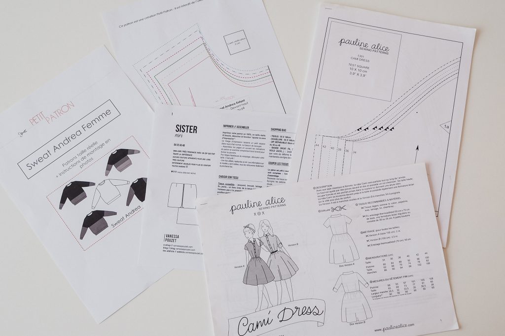 Battle : patron papier VS patron pdf - Couture Débutant
